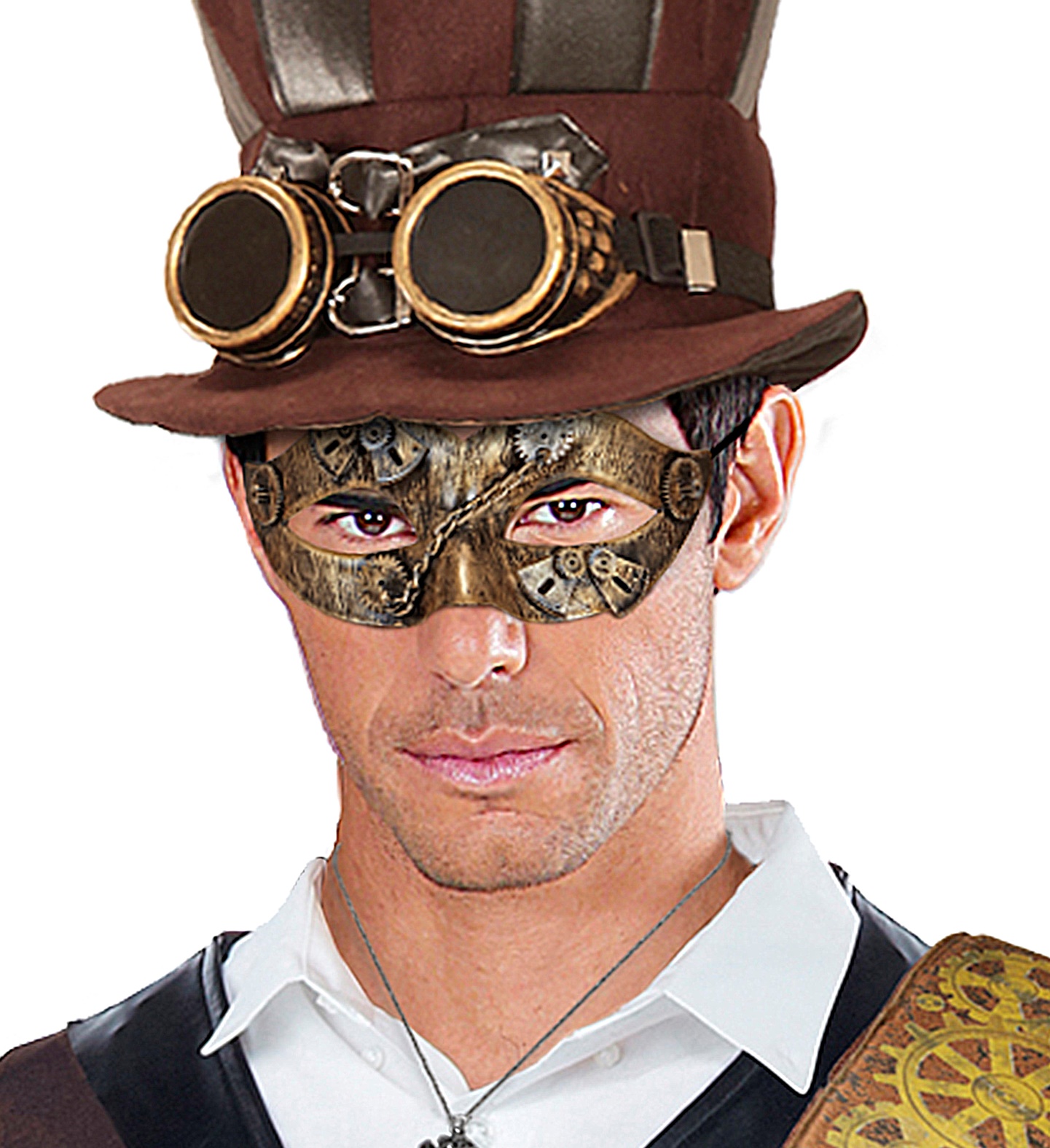 STEAMPUNK BRONZANA MASKA | PARTY BOX